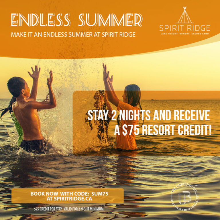 Endless Summer at Spirit Ridge Lake Resort, Winery and Sacred Land ...